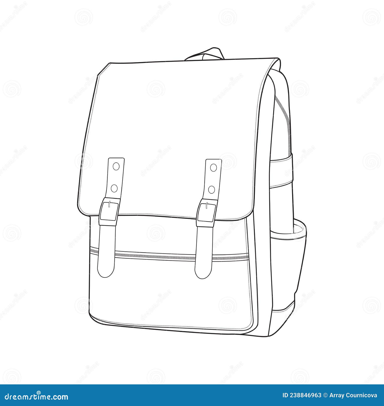 Bagpack Outline Drawing Vector, Bagpack in a Sketch Style, Trainers ...