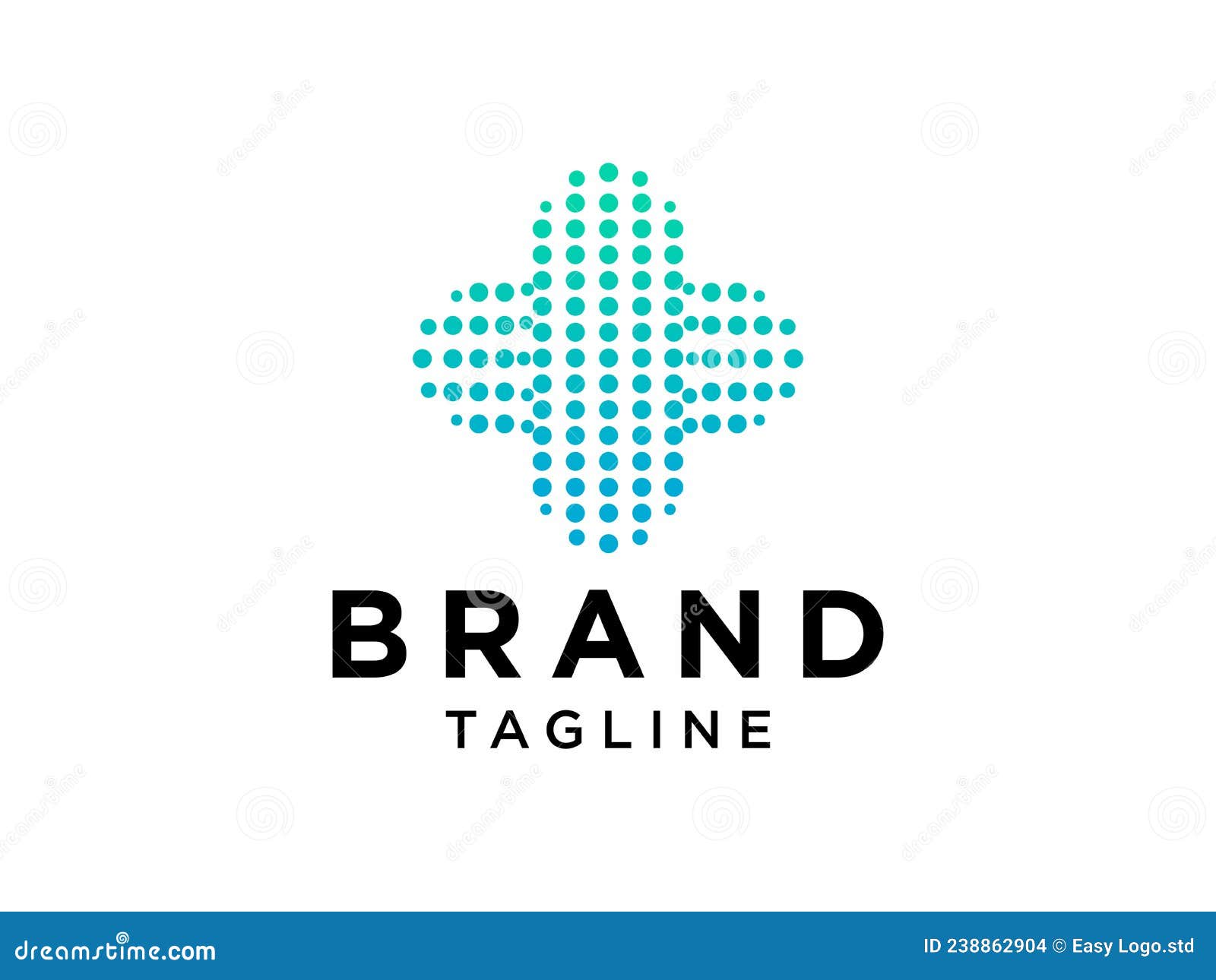 Cross Line Medical Logo Health Symbol Pharmacy Icon. Flat Vector Logo ...