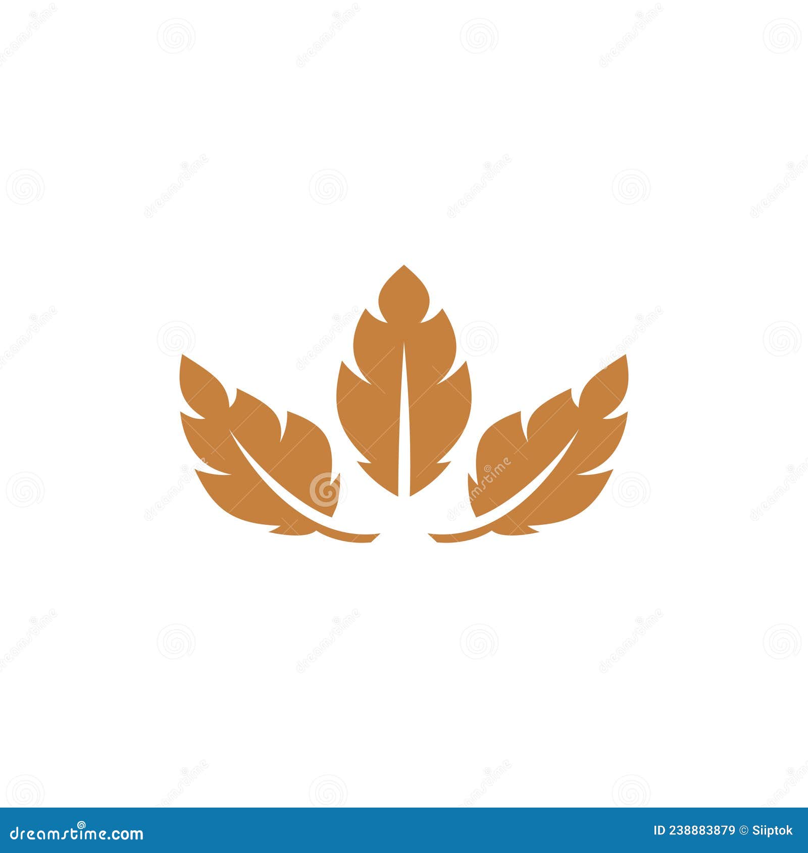 Brown Nature Leaf Group Logo Design Stock Vector - Illustration of logo ...