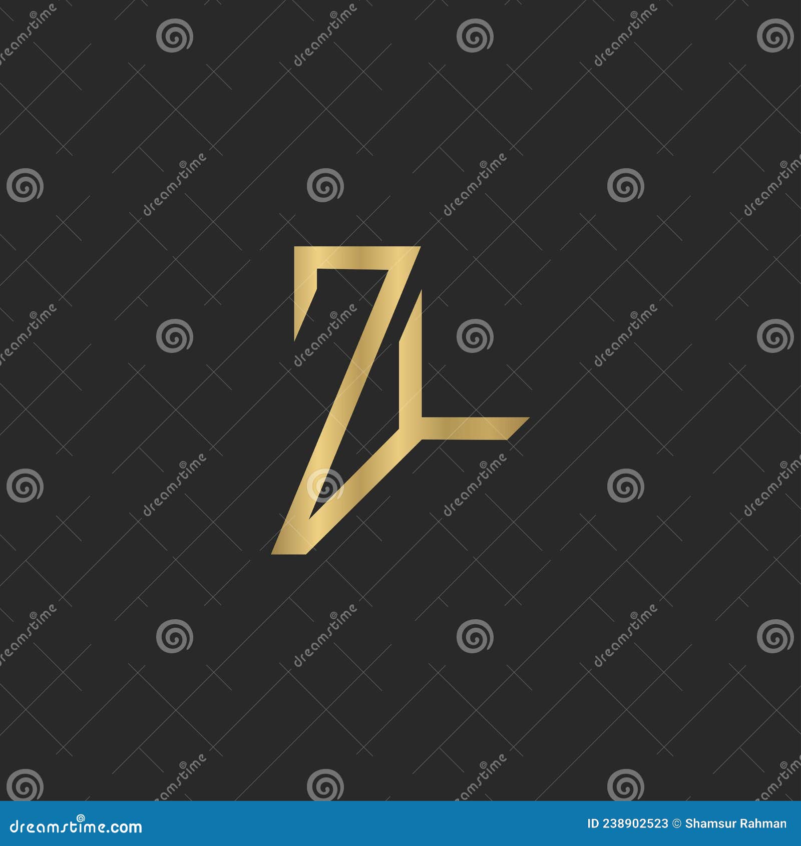 Alphabet Initials Logo ZY, YZ, Z and Y Stock Vector - Illustration of ...