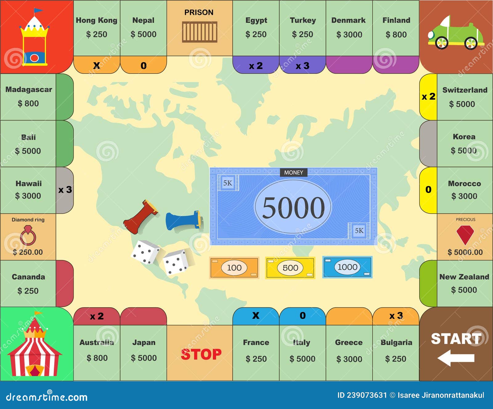 Frame of Board Game ,Funny Frame, Board Games,Vector Illustrations ...