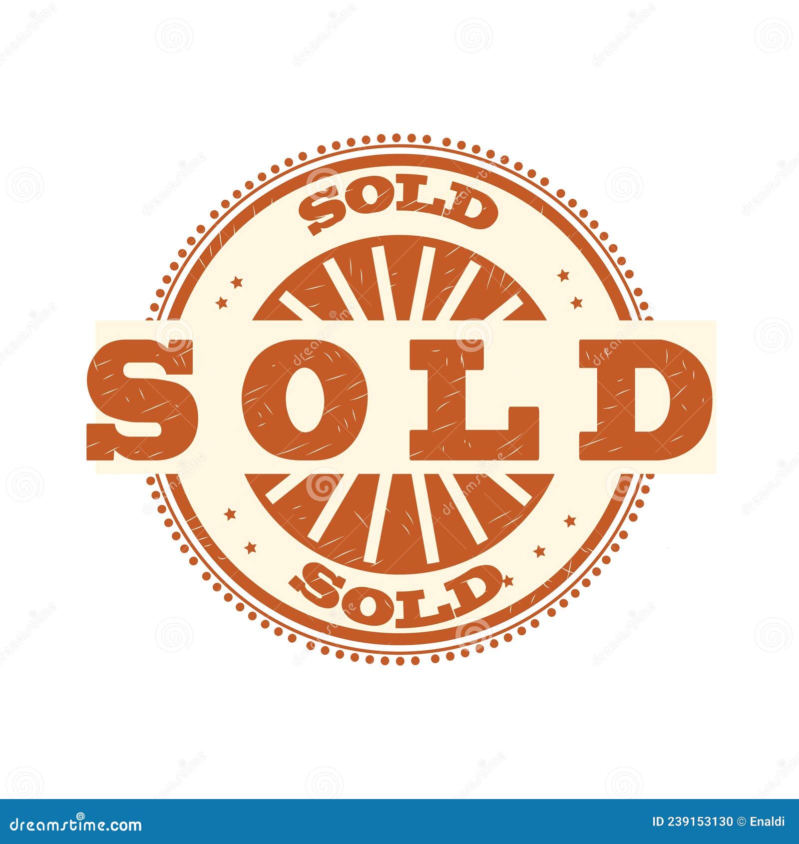 SOLD Stamp and Rubber Grunge Vector Illustration Stock Vector ...