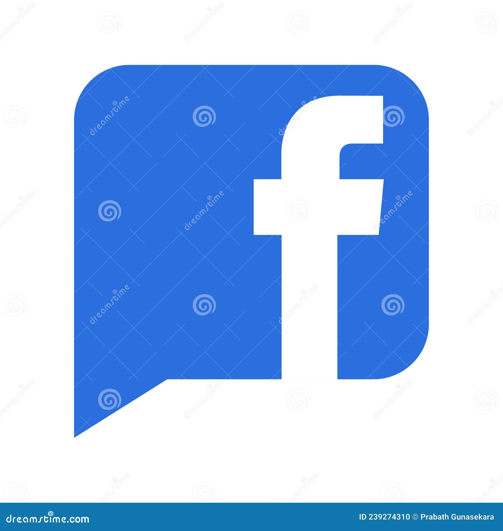 Facebook Logo with Vector Eps File. Squared Coloured Editorial Image ...