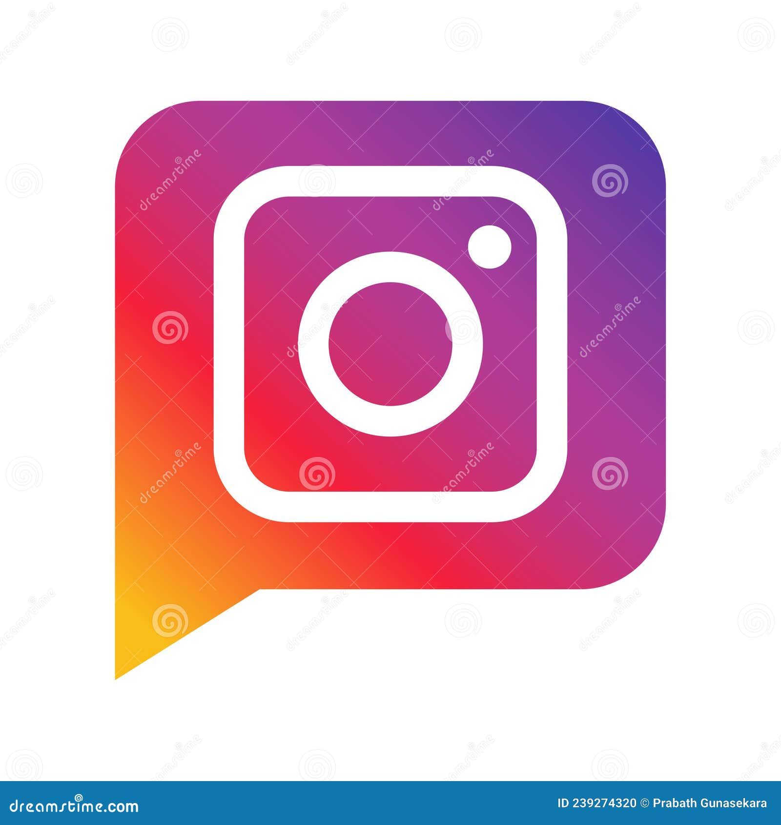 Instagram Logo with Vector EPS File. Squared Colored. Editorial Image ...