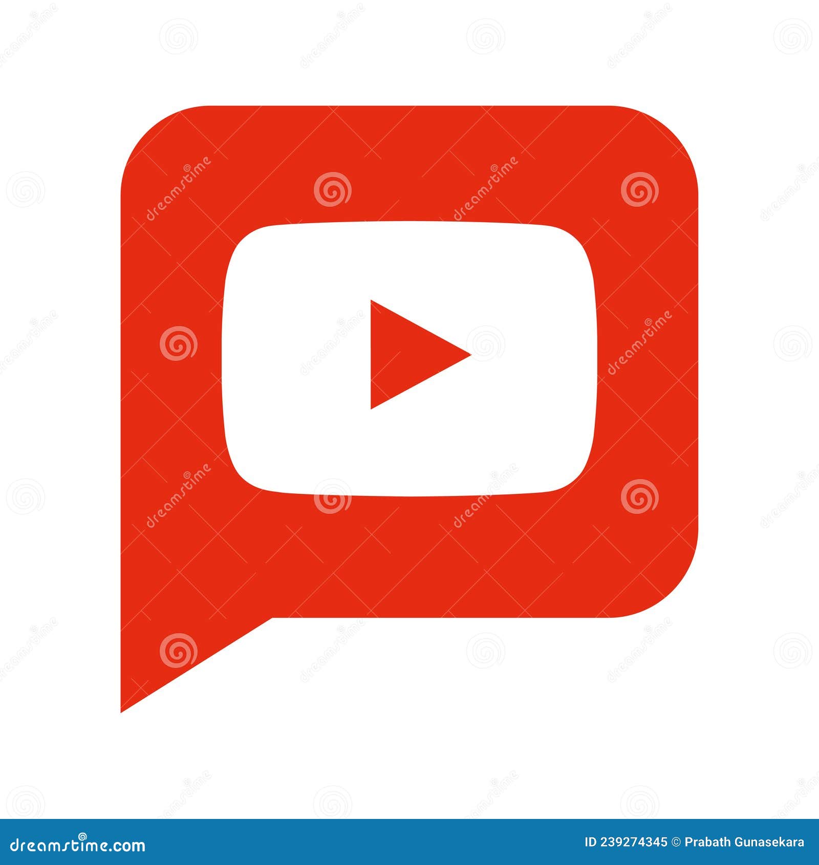 Colored Youtube logo icon editorial image. Illustration of youtubepng ...
