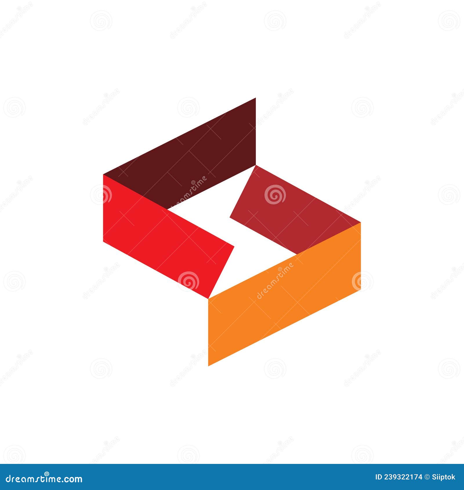 Cube Lightning 3d Box Logo Design Stock Vector - Illustration of design ...