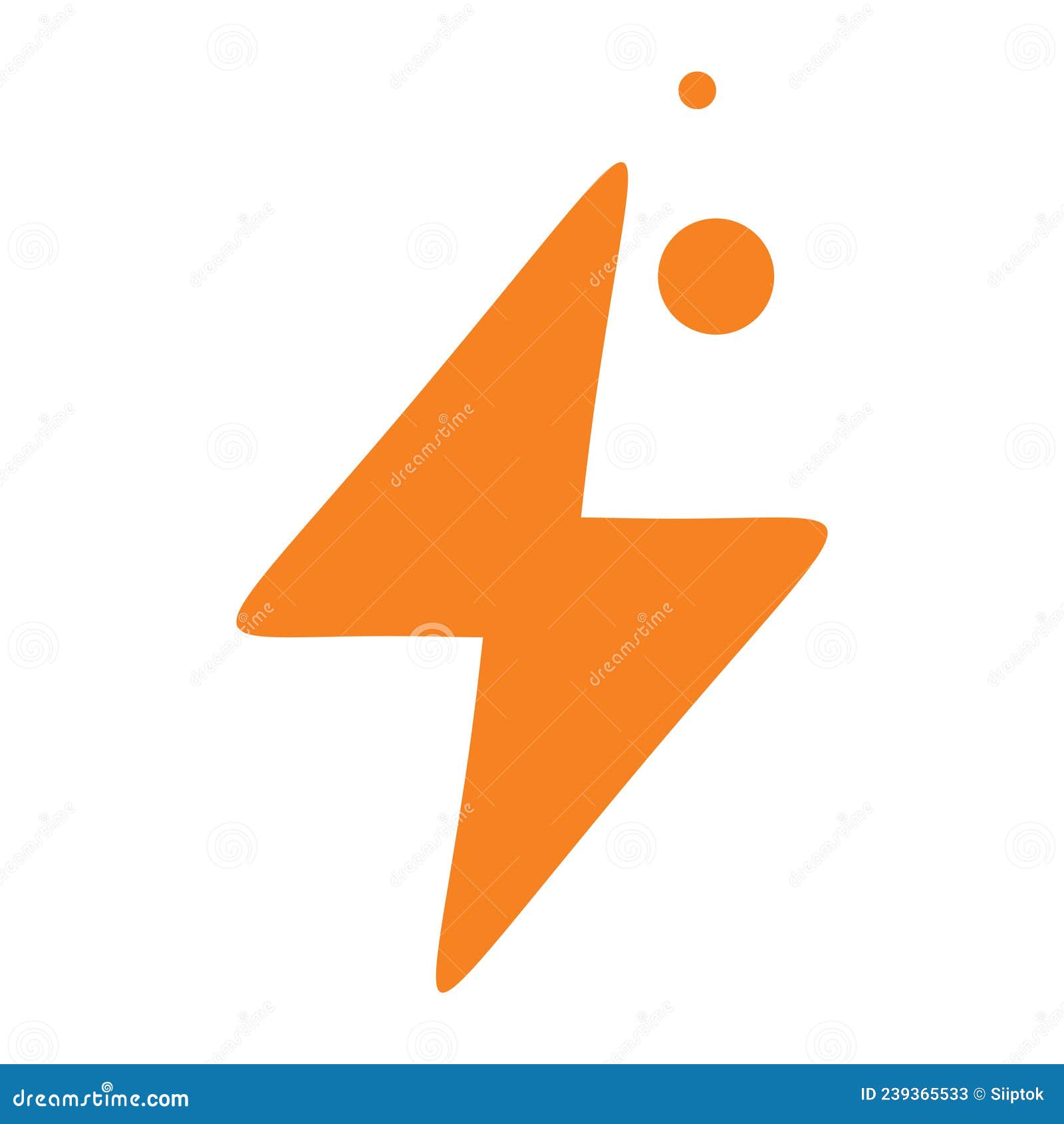 Lightning Fluid Color Shape Logo Design Stock Vector - Illustration of ...