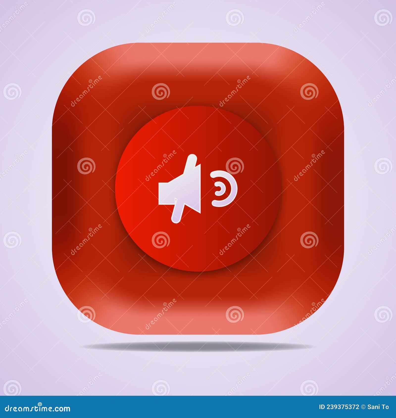 3D button icon vector file stock vector. Illustration of document ...