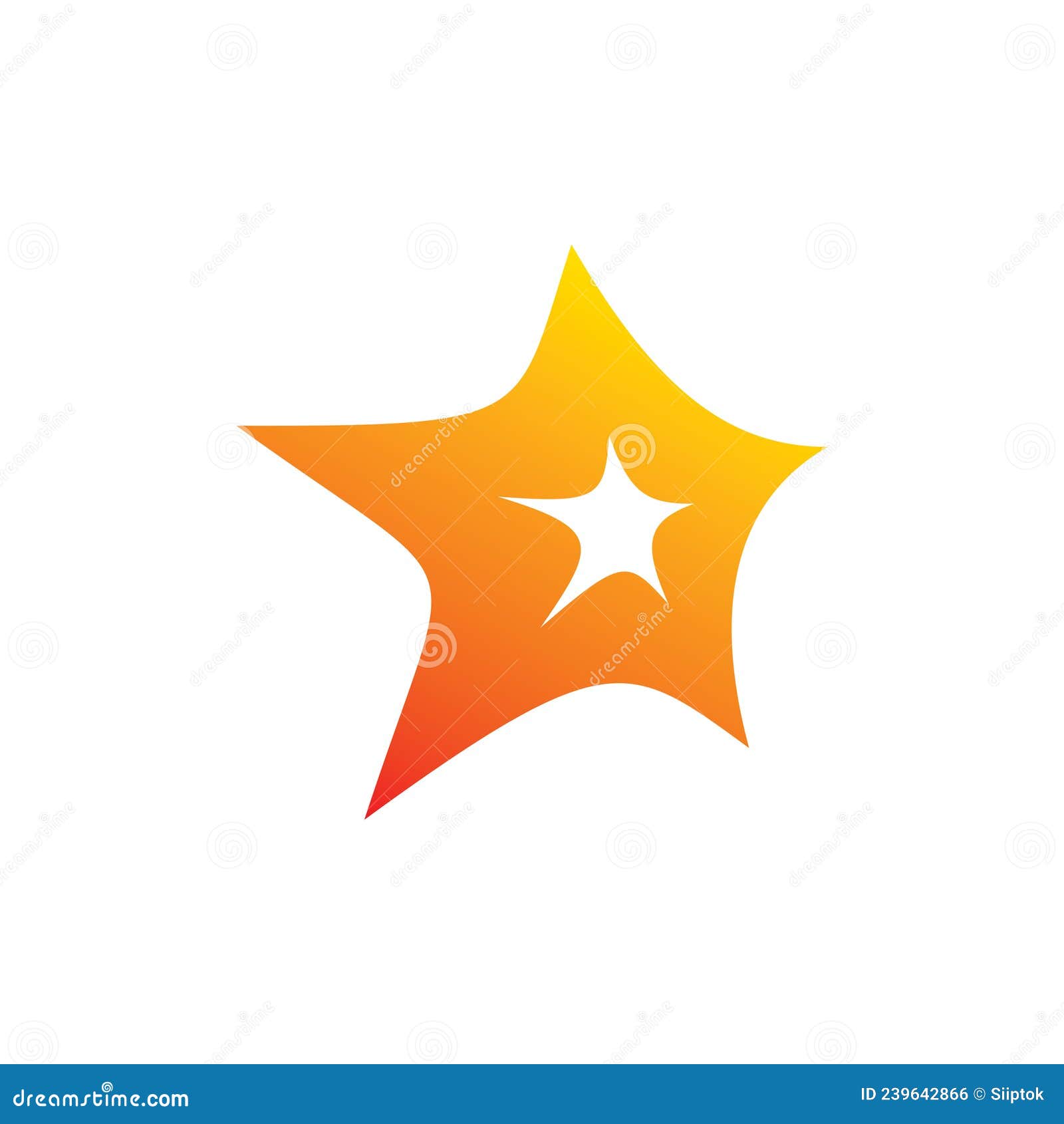 Blink Star Color Shape Logo Design Stock Vector - Illustration of ...