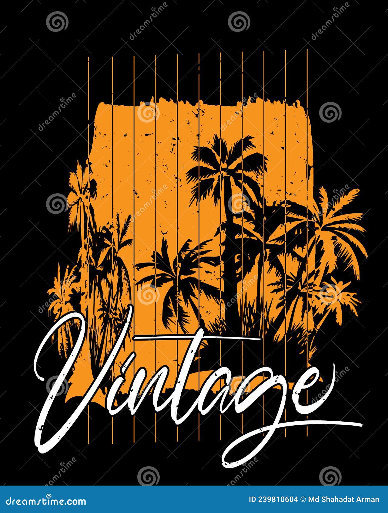 Retro Vintage T-shirt Design .beach Vintage Sublimation T-shirt Design ...