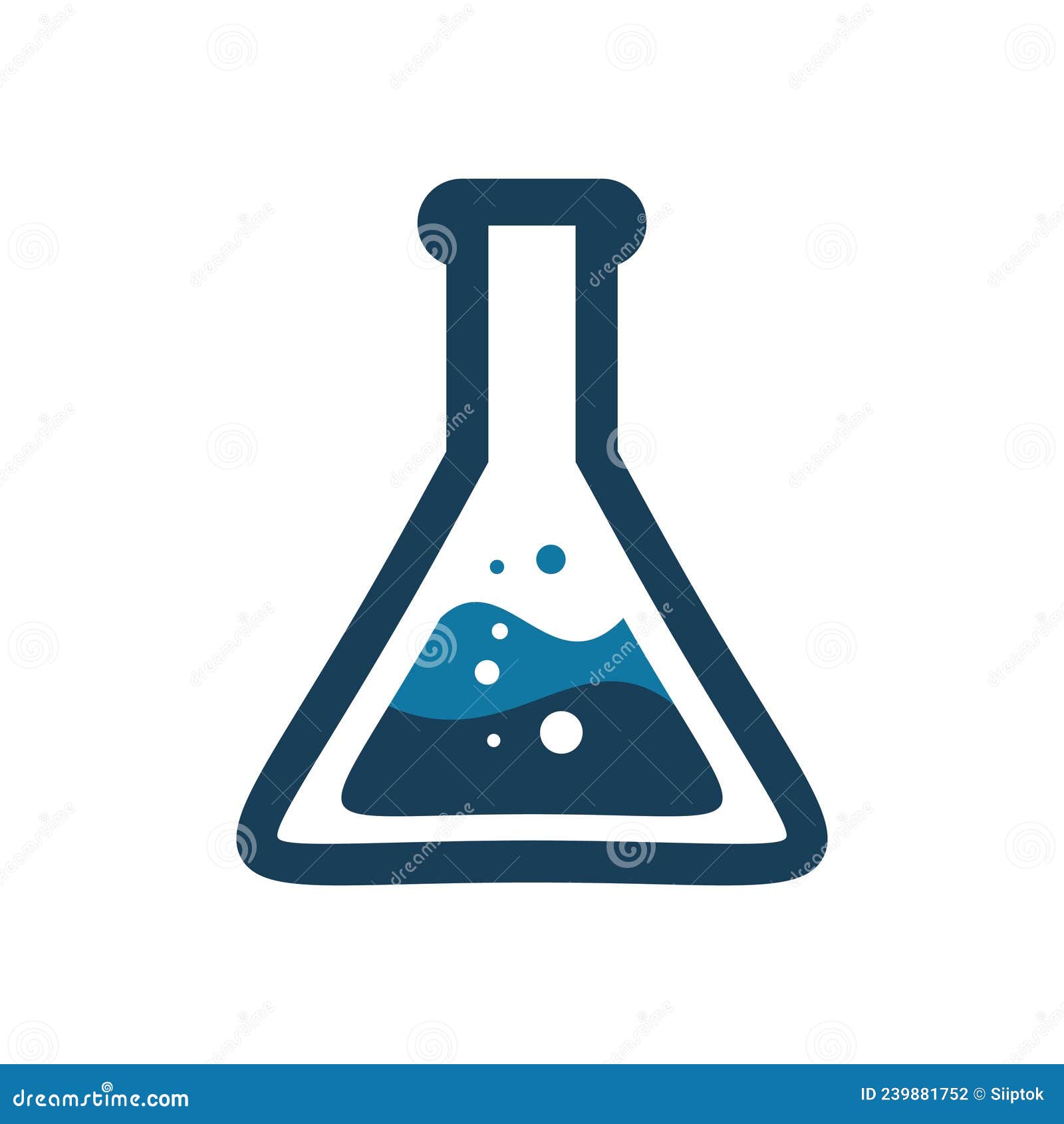 Blue Bubble Lab Logo Design Stock Vector - Illustration of graphic ...