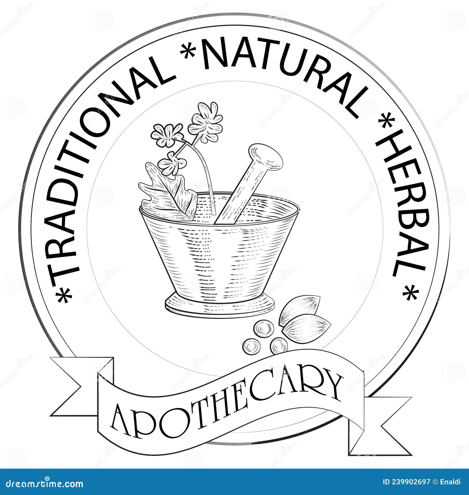 Apothecary Label Design Template. Witchcraft Background. Herbal ...