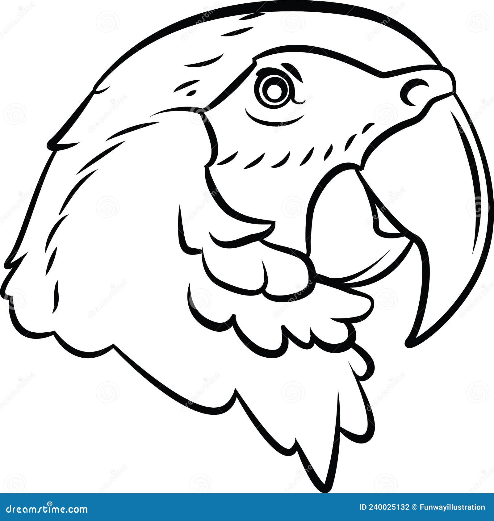 Animal Design Art Line White and Black Stock Illustration ...