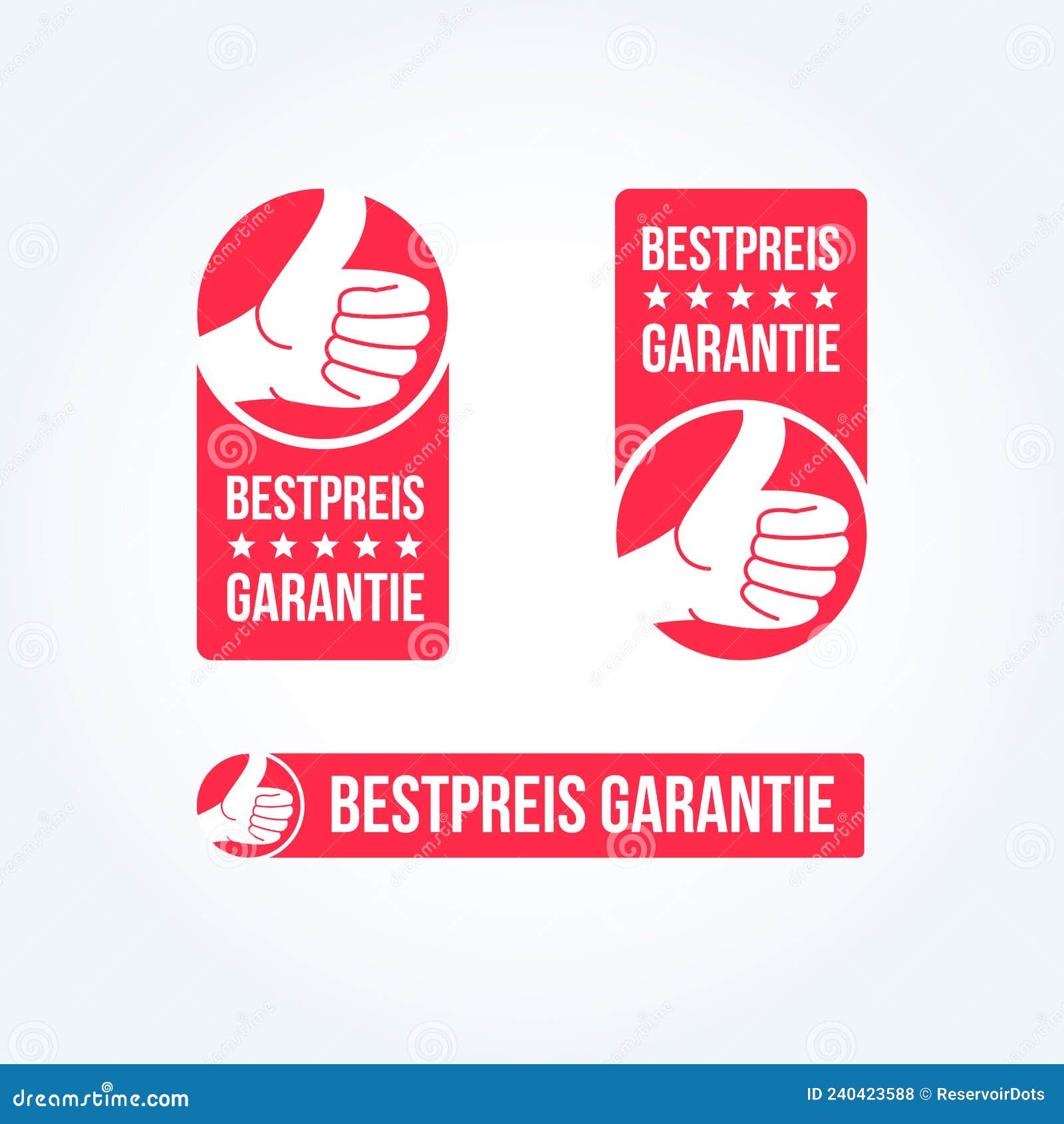 Best Price Labels German stock illustration. Illustration of special ...