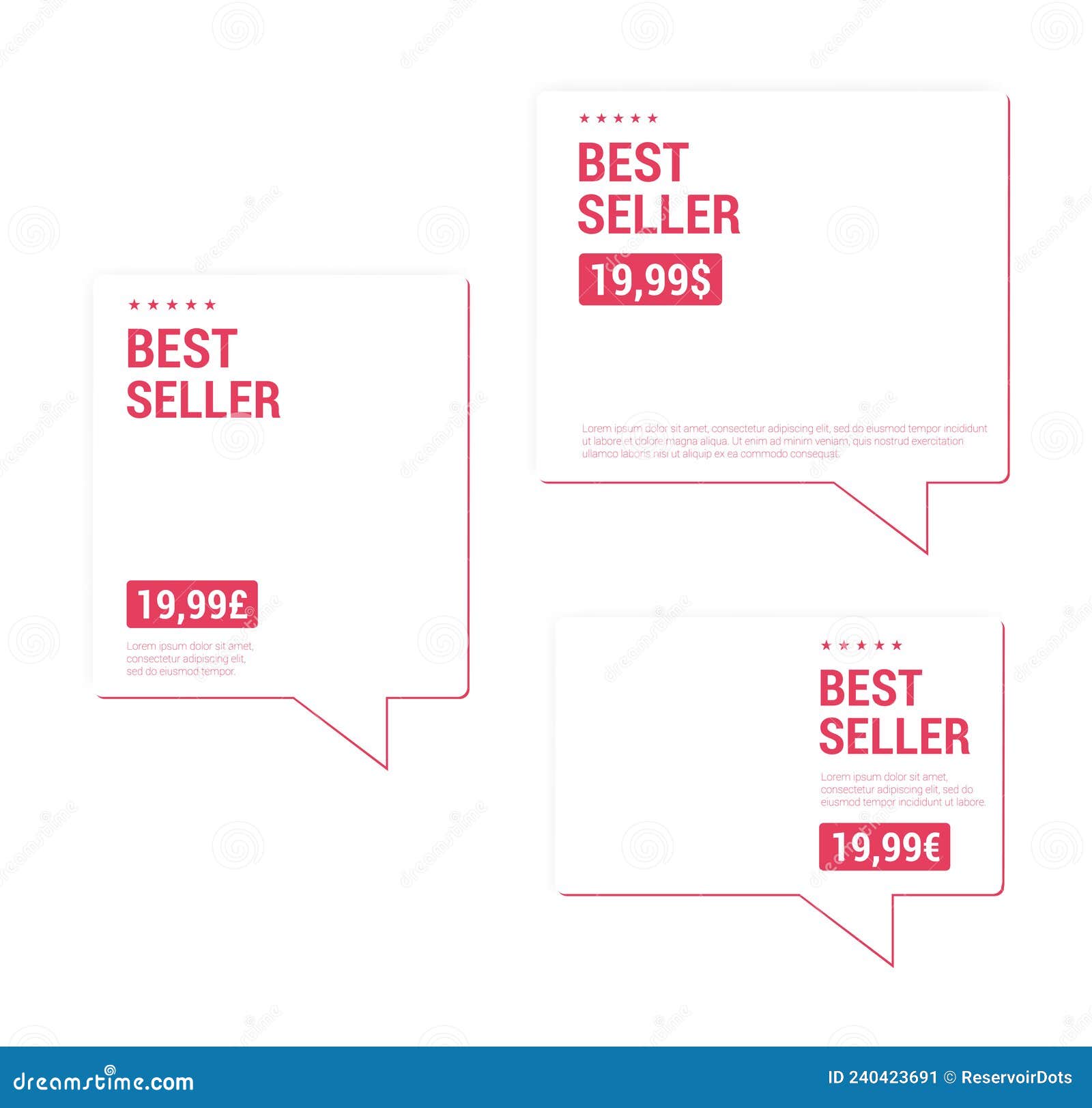 Best Seller Price Tags stock vector. Illustration of offer - 240423691