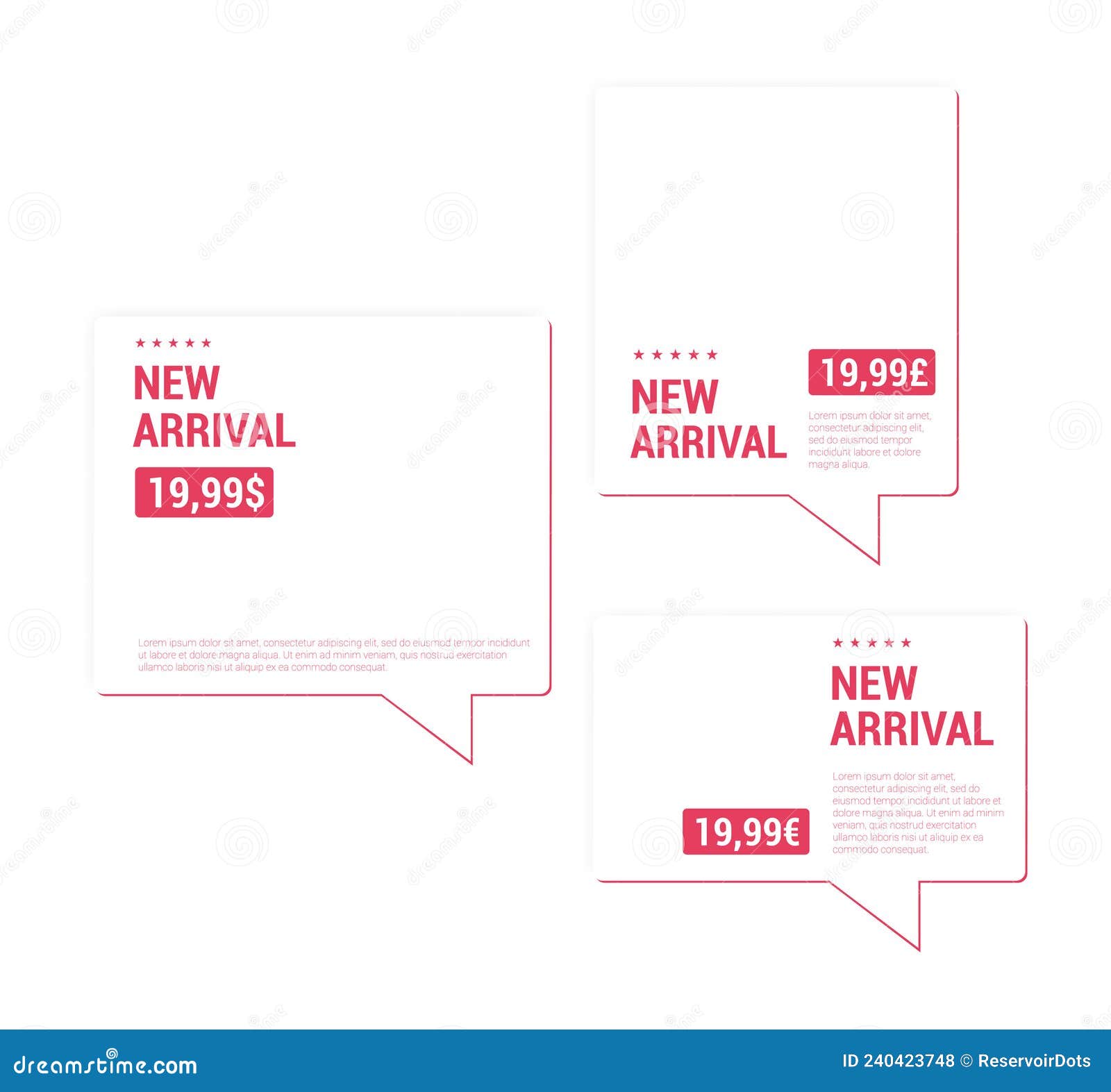 New Arrival Price Tags stock vector. Illustration of sign - 240423748