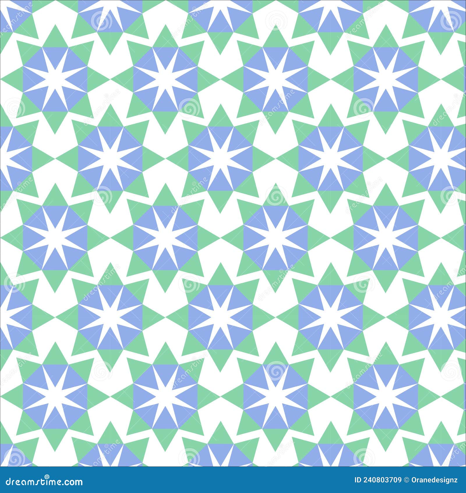 Geometric Purple and Green Seamless Pattern Stock Vector - Illustration ...