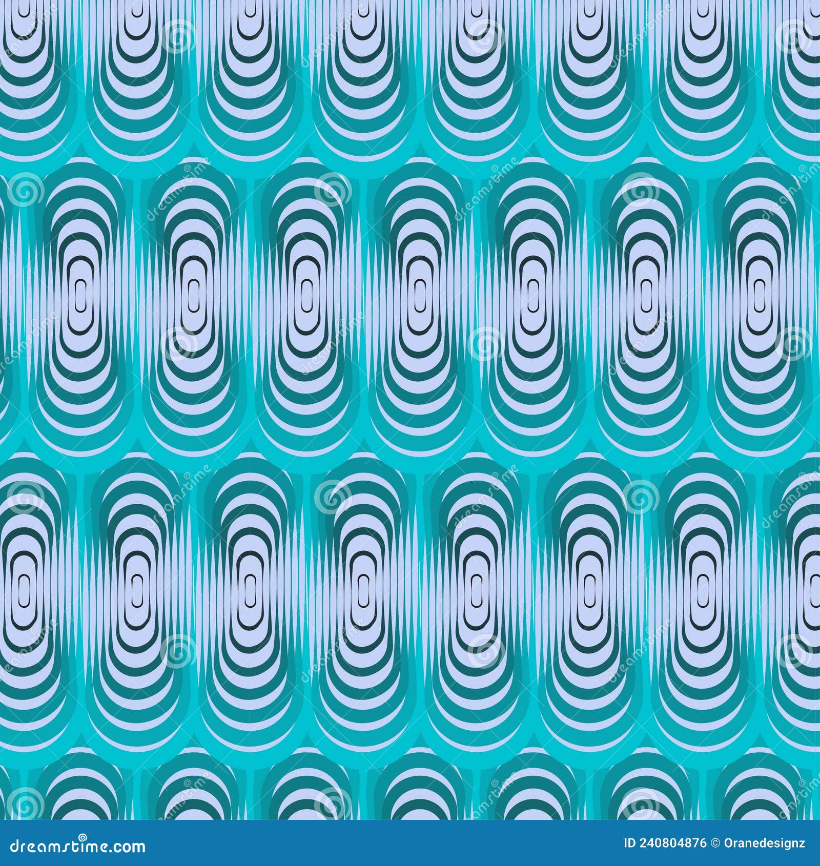 Seamless Trendy Optical Illusion Repeat Print Pattern Stock Vector ...