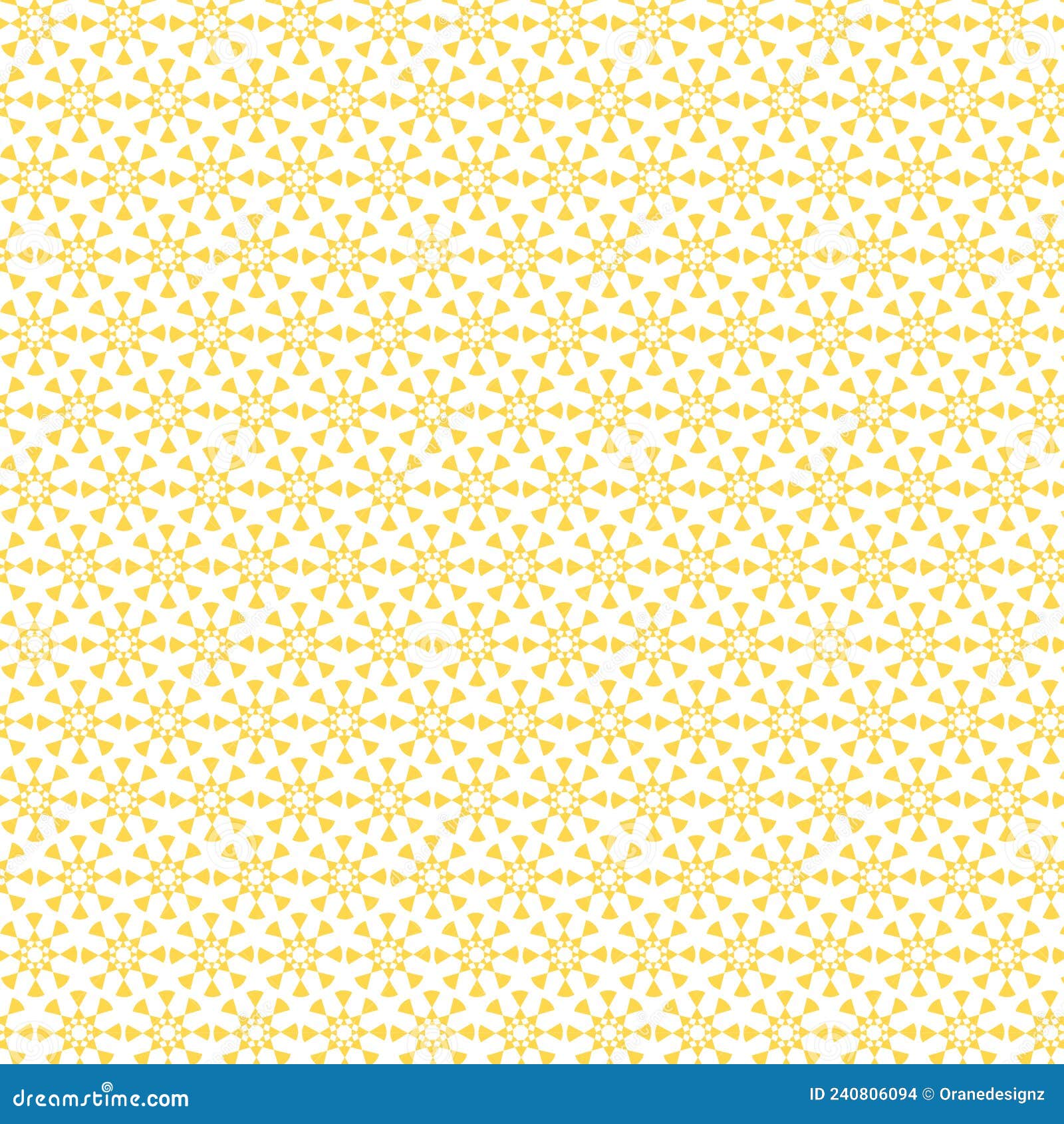 Yellow and White Seamless Pattern Stock Vector - Illustration of love ...