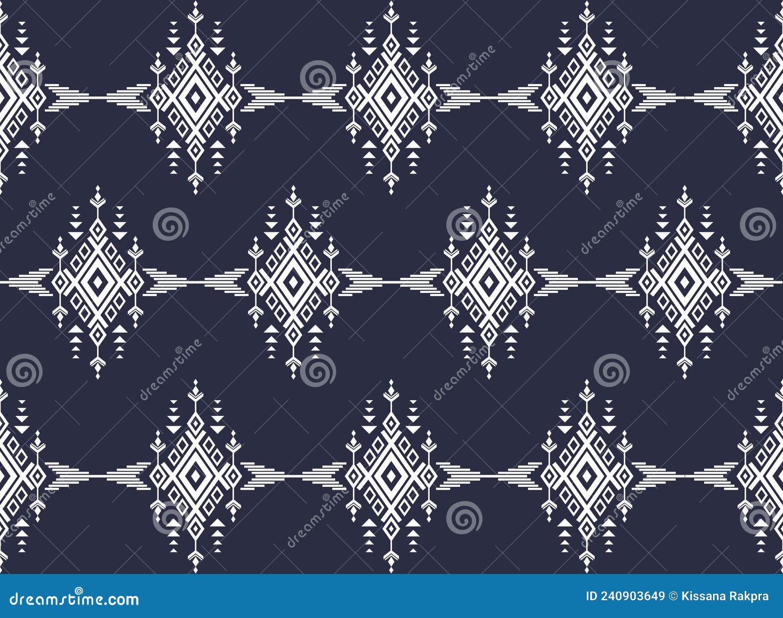 PrintGeometric. Tribal Vector Texture. Seamless Stripes in Aztec Style ...