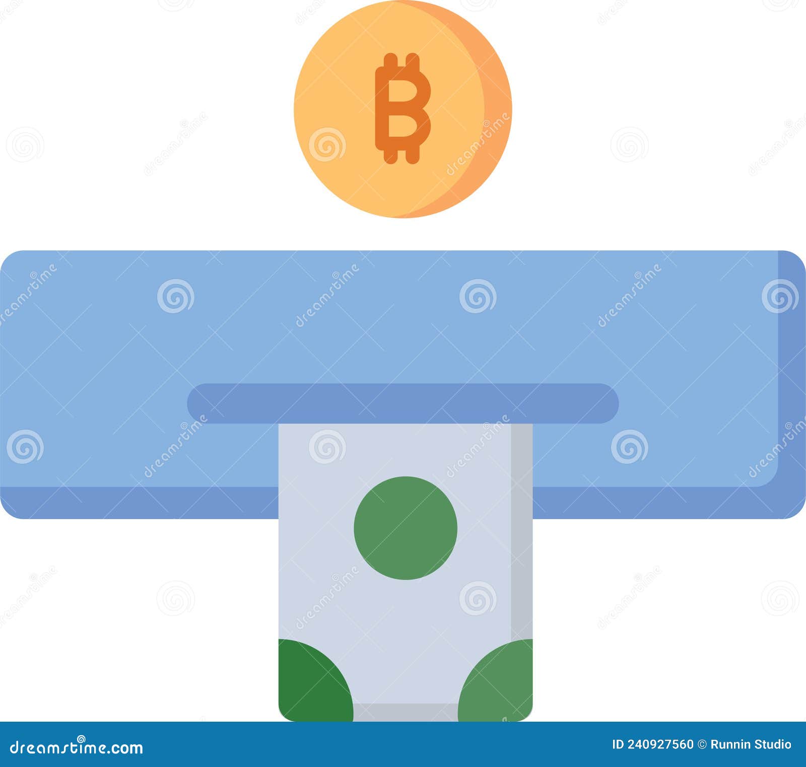 Withdraw icon stock vector. Illustration of logo, business - 240927560