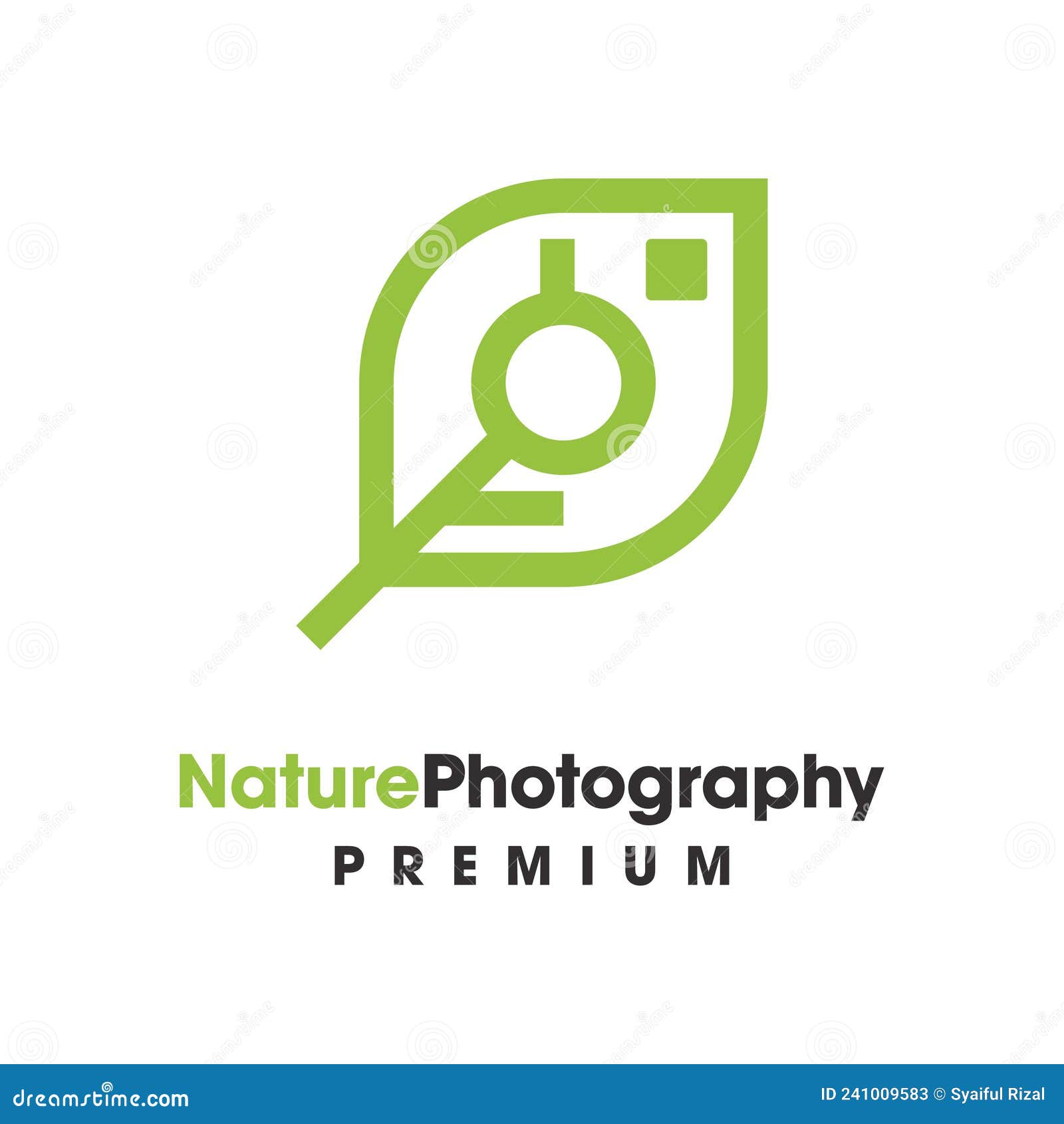 Nature Photography Logo Design Stock Vector - Illustration of business ...