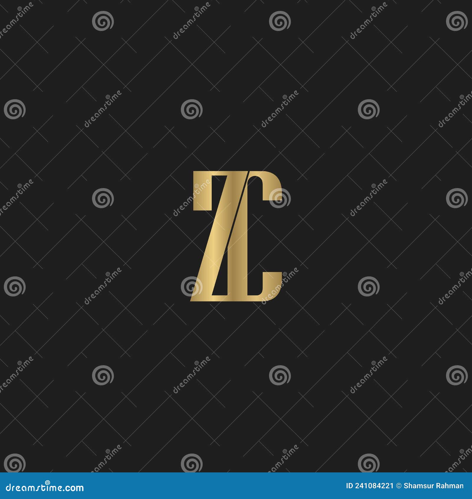 Alphabet Letters Initials Monogram Logo CZ, ZC, C and Z Stock Vector ...