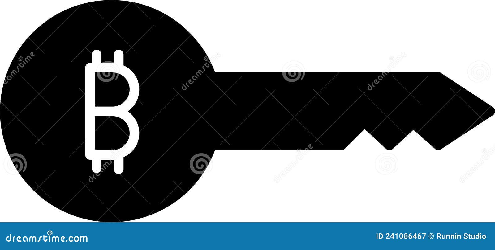 Key Icon stock vector. Illustration of digital, bank - 241086467