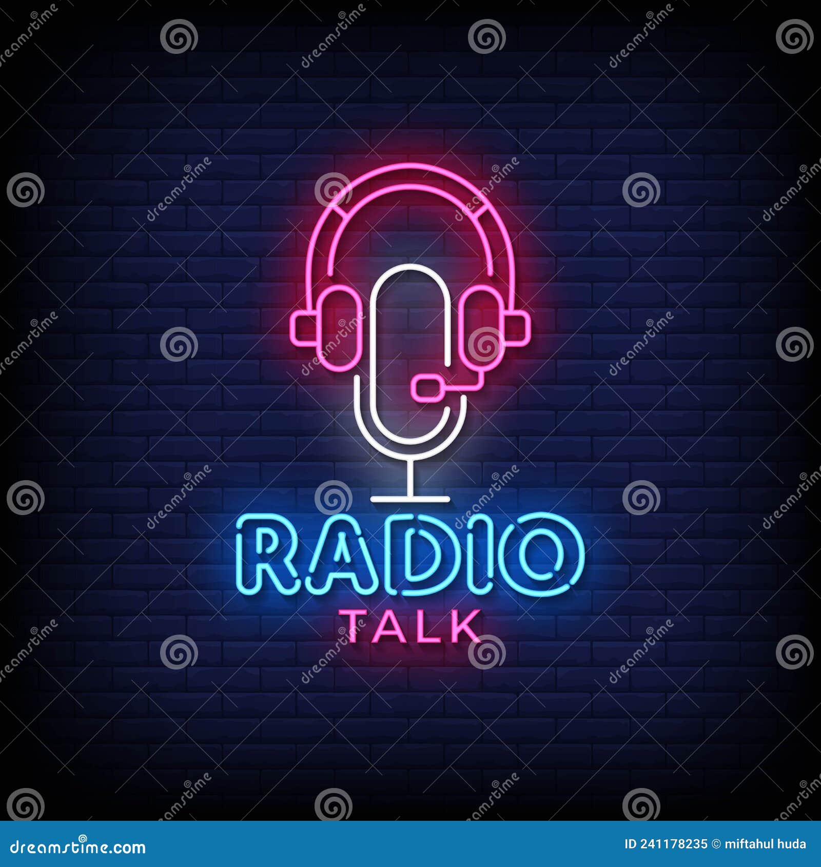 Let`s Talk Neon Signs Vector. Lets Talk Text Design Template Neon Sign ...