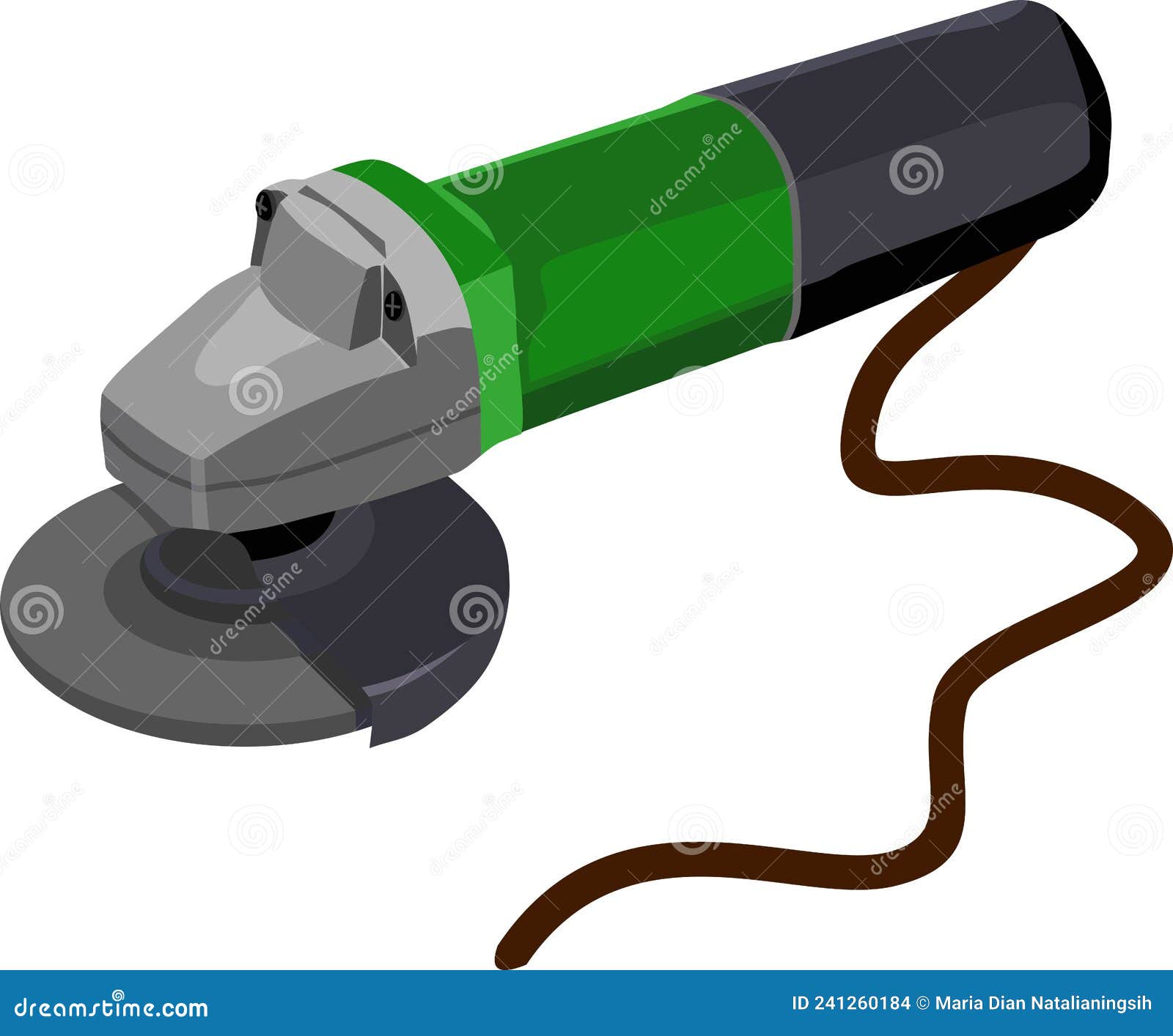 Electric Wood Plunge Router. Power Tool. Linear Outline Vector Drawing ...