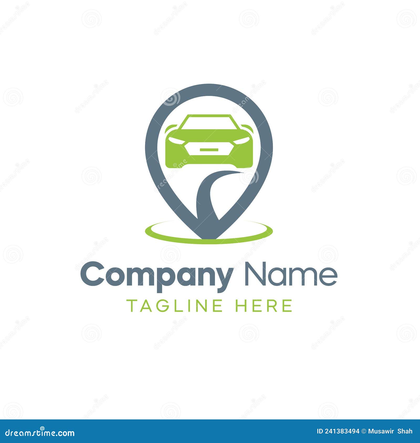 Car Tracking Logo Design Template Stock Illustration - Illustration of ...