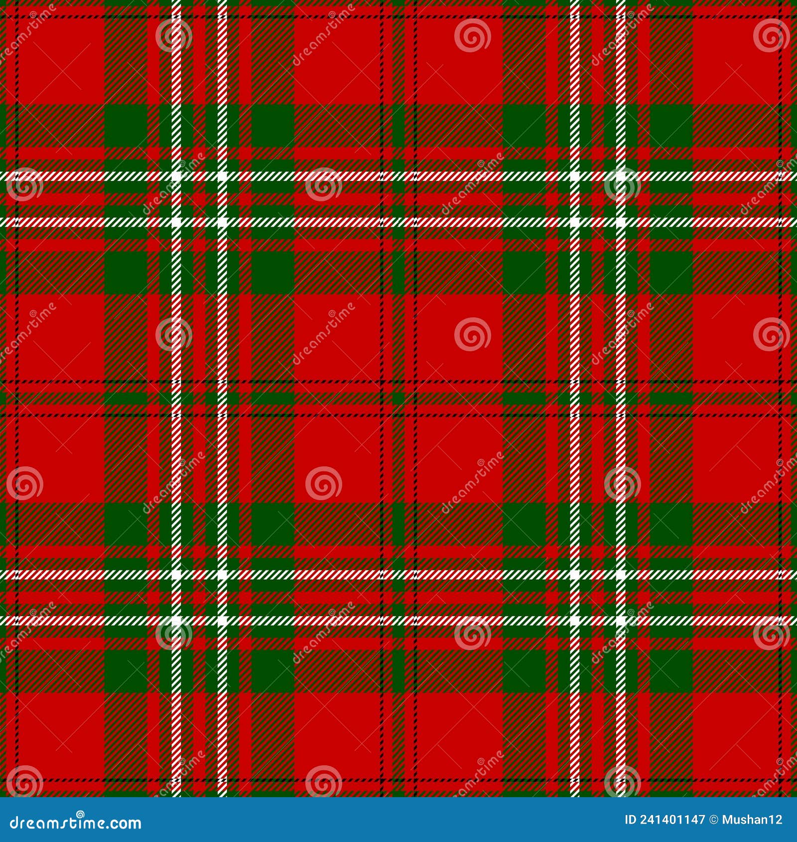Clan Scott Tartan Plaid. Scottish Pattern Fabric Swatch Close-up ...
