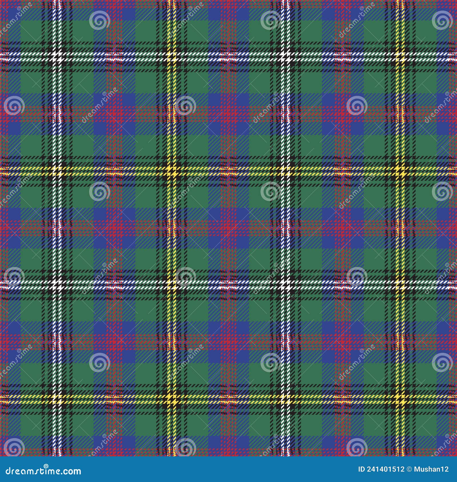 Clan Wood Tartan Plaid. Scottish Pattern Fabric Swatch Close-up. Stock ...
