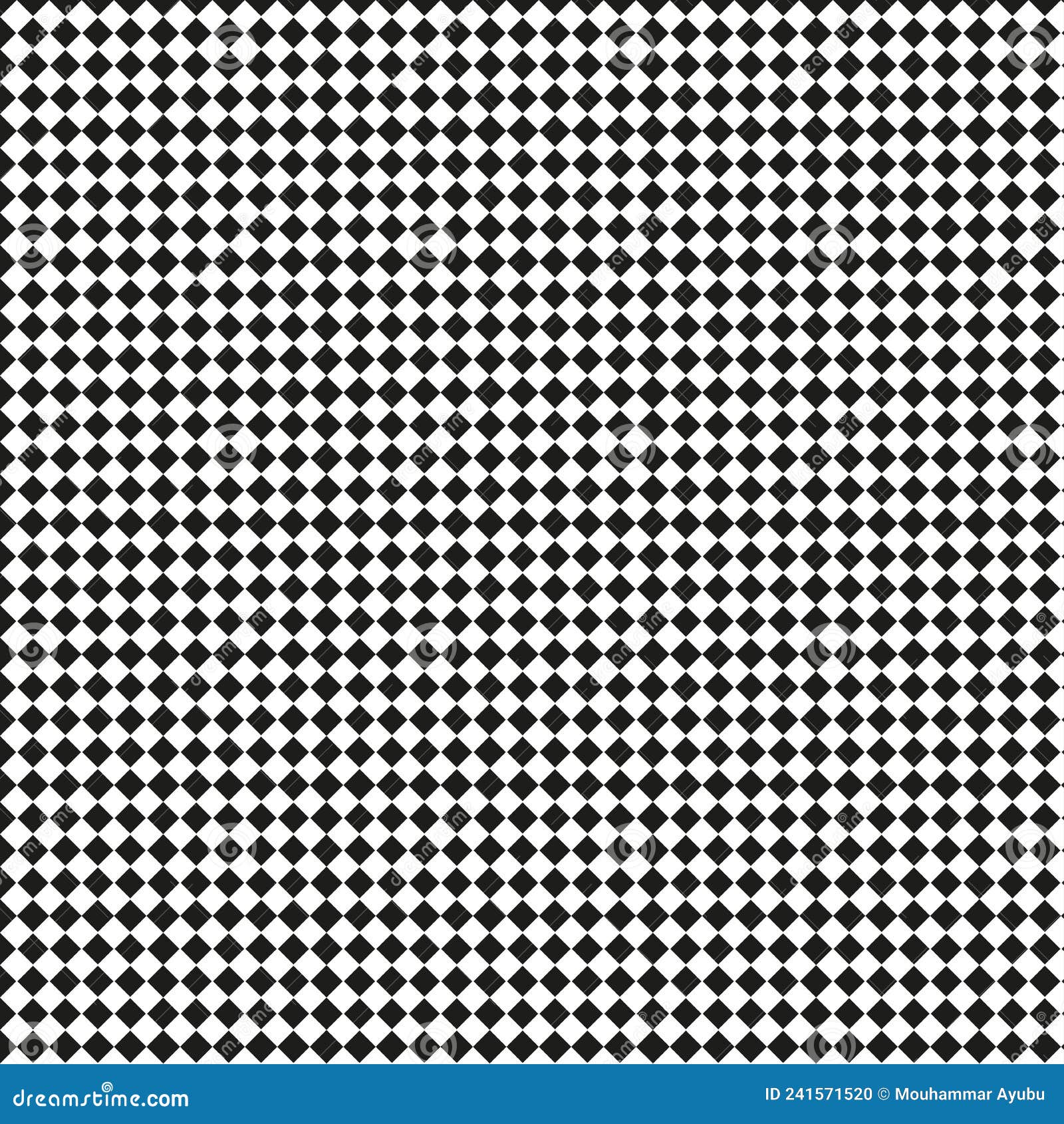 Seamless Harlequin Pattern Background In Gold And Blue. Vector ...