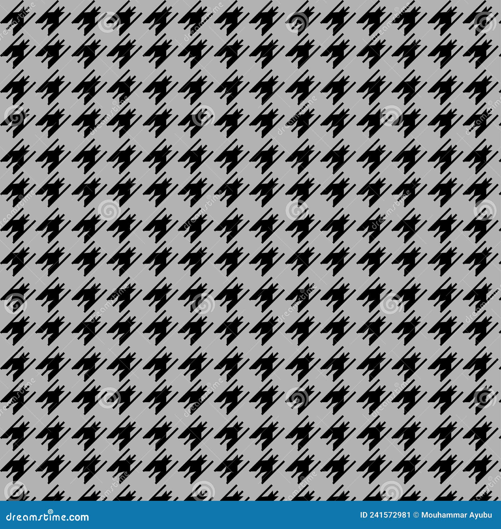 Seamless Houndstooth Pattern Stock Vector - Illustration of houndstooth ...