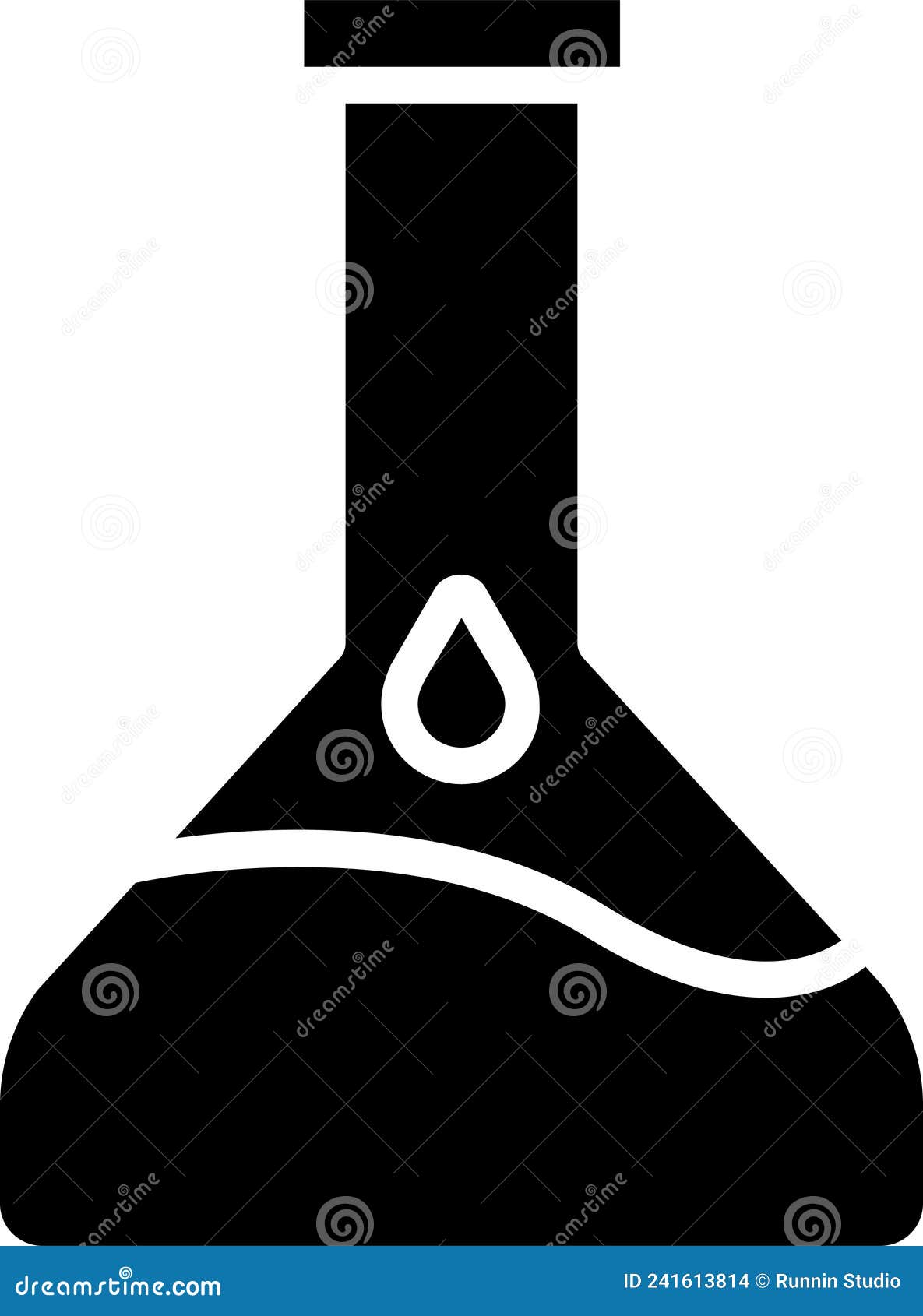 Chamical Icon stock vector. Illustration of library - 241613814