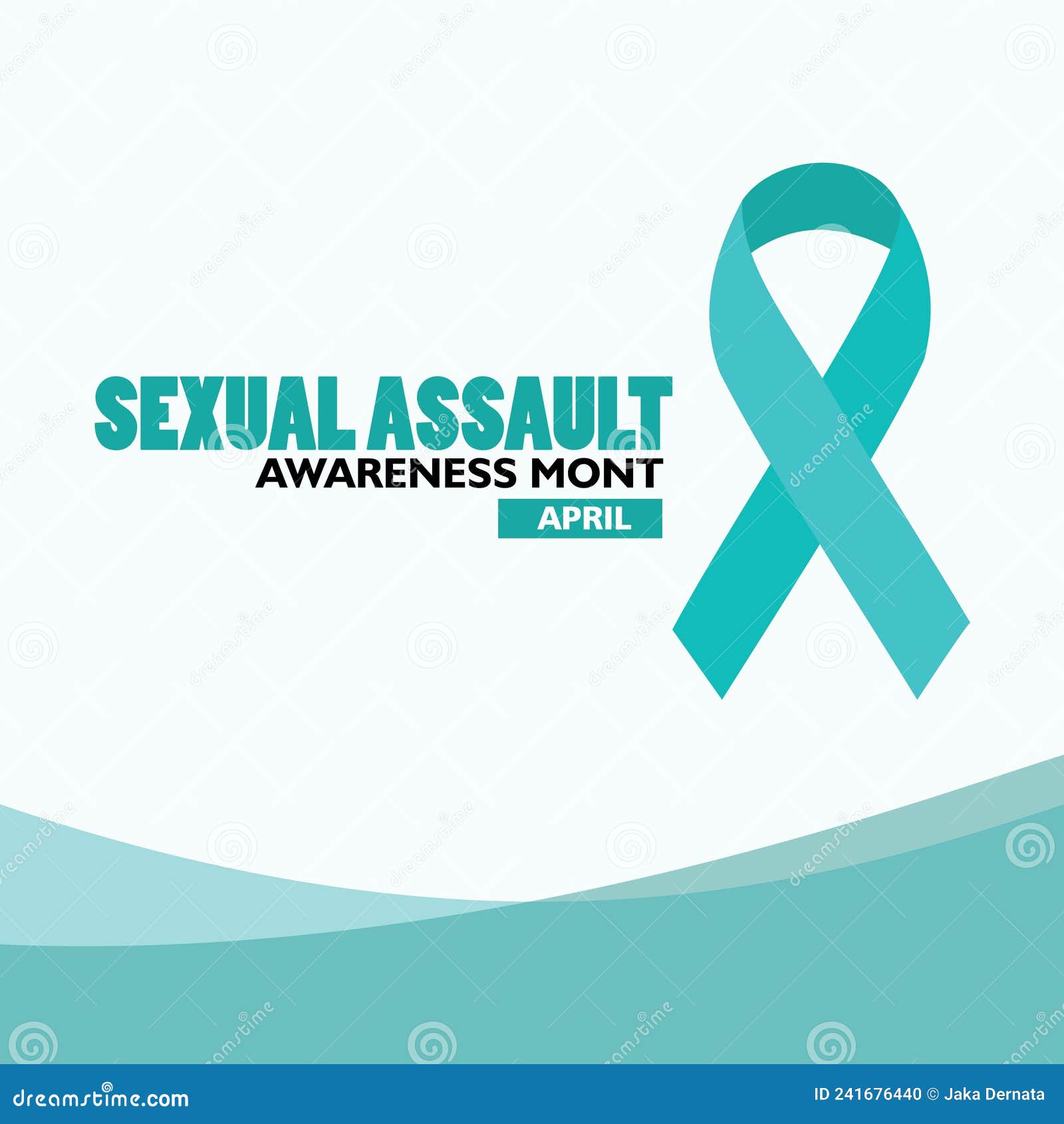 Sexual Assault Awareness stock vector. Illustration of health - 241676440