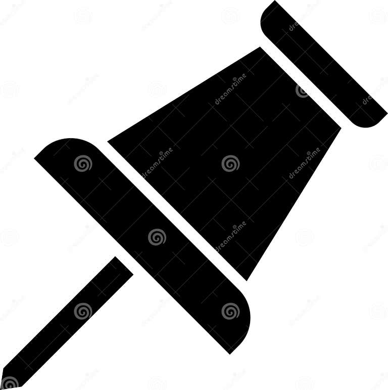 Pin Folder Icon stock vector. Illustration of document - 241701364