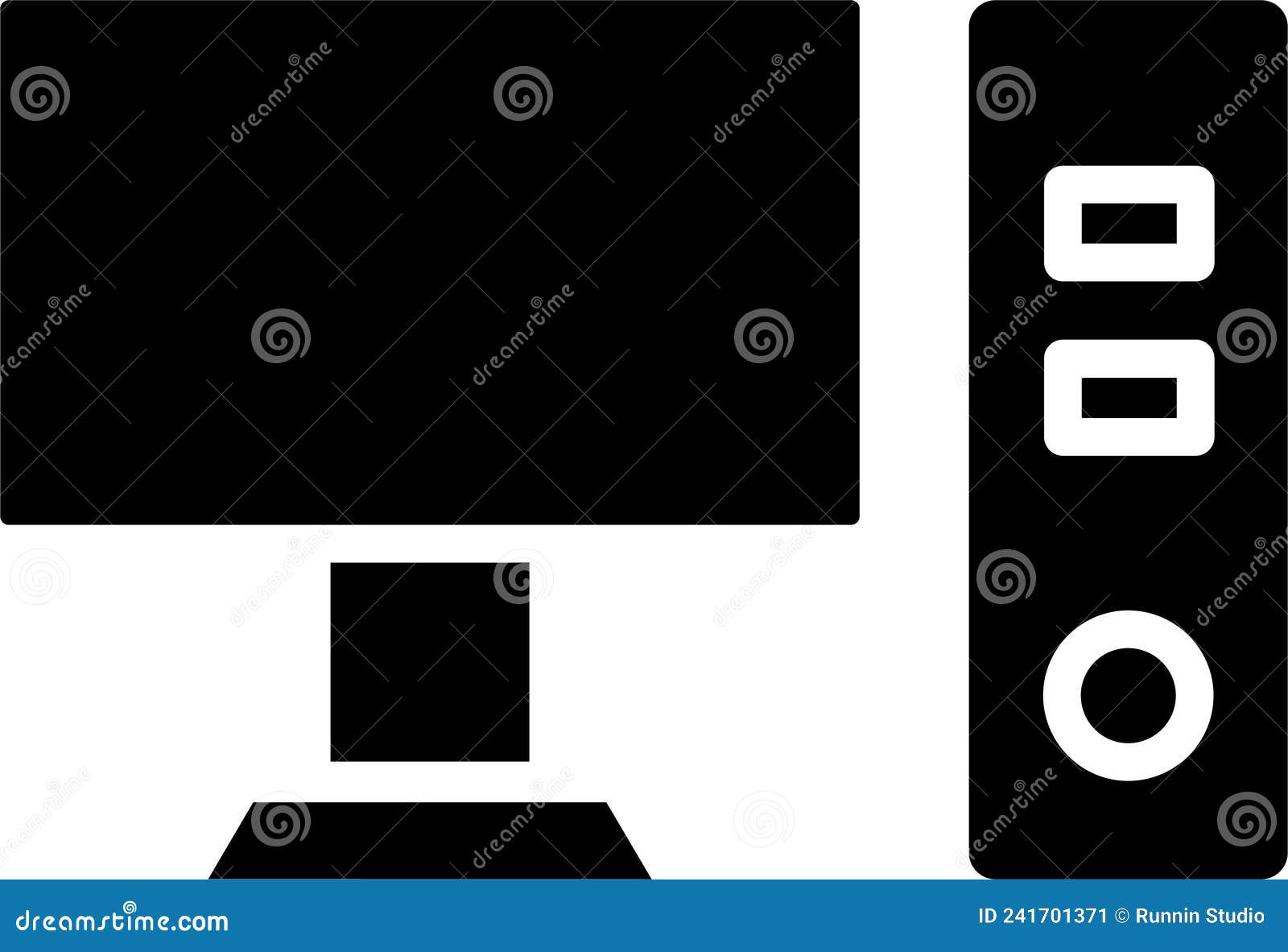 Pc Folder Icon. Material Sign and Symbol. Simple Illustration for Web ...