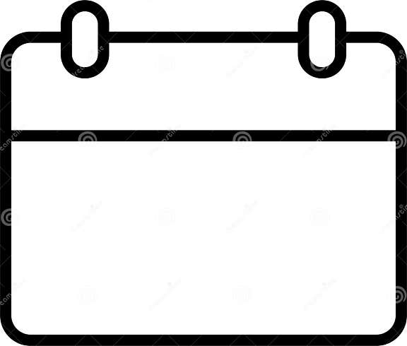 Calendar Folder Icon stock vector. Illustration of material - 241829420