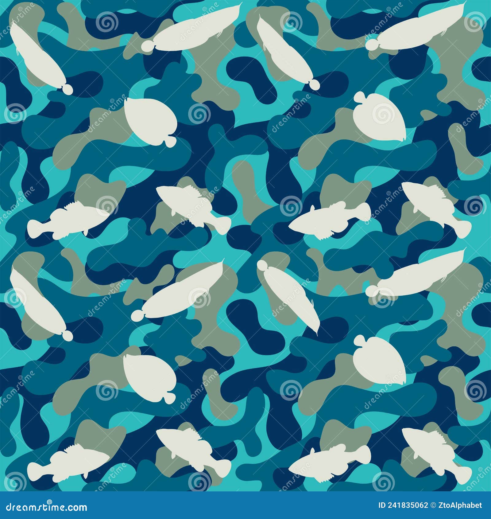 Military Camouflage Naval Ocean Camo Pattern Stock Vector ...