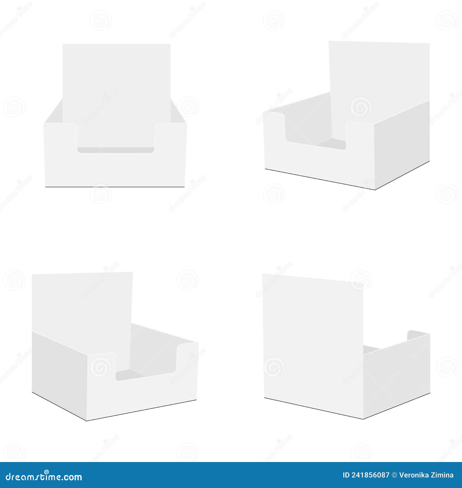 Cardboard Counter Displays Box. Countertops Advertising Boxes, Open ...