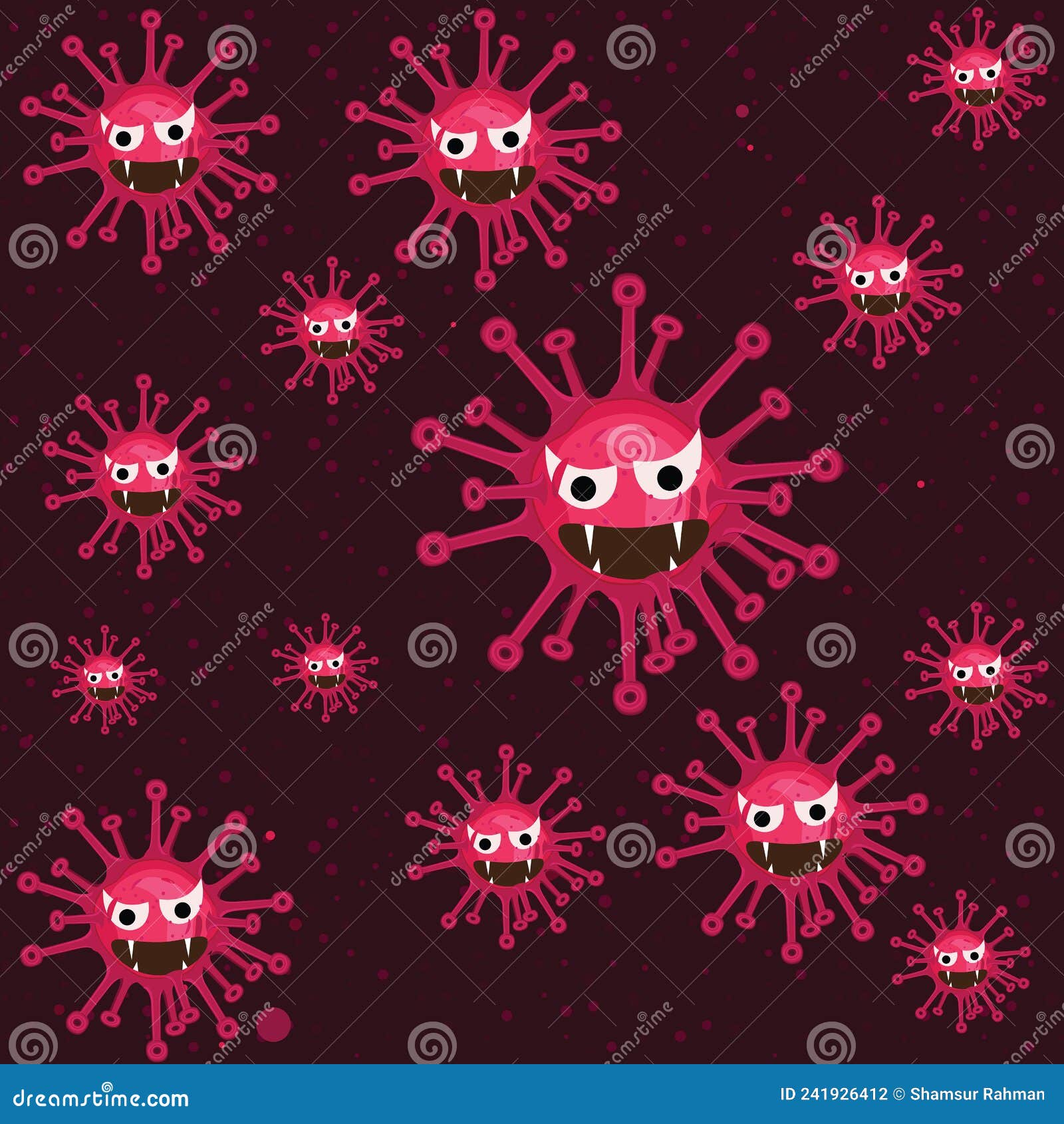 The Deadly Virus Logo Design Template Stock Vector - Illustration of ...