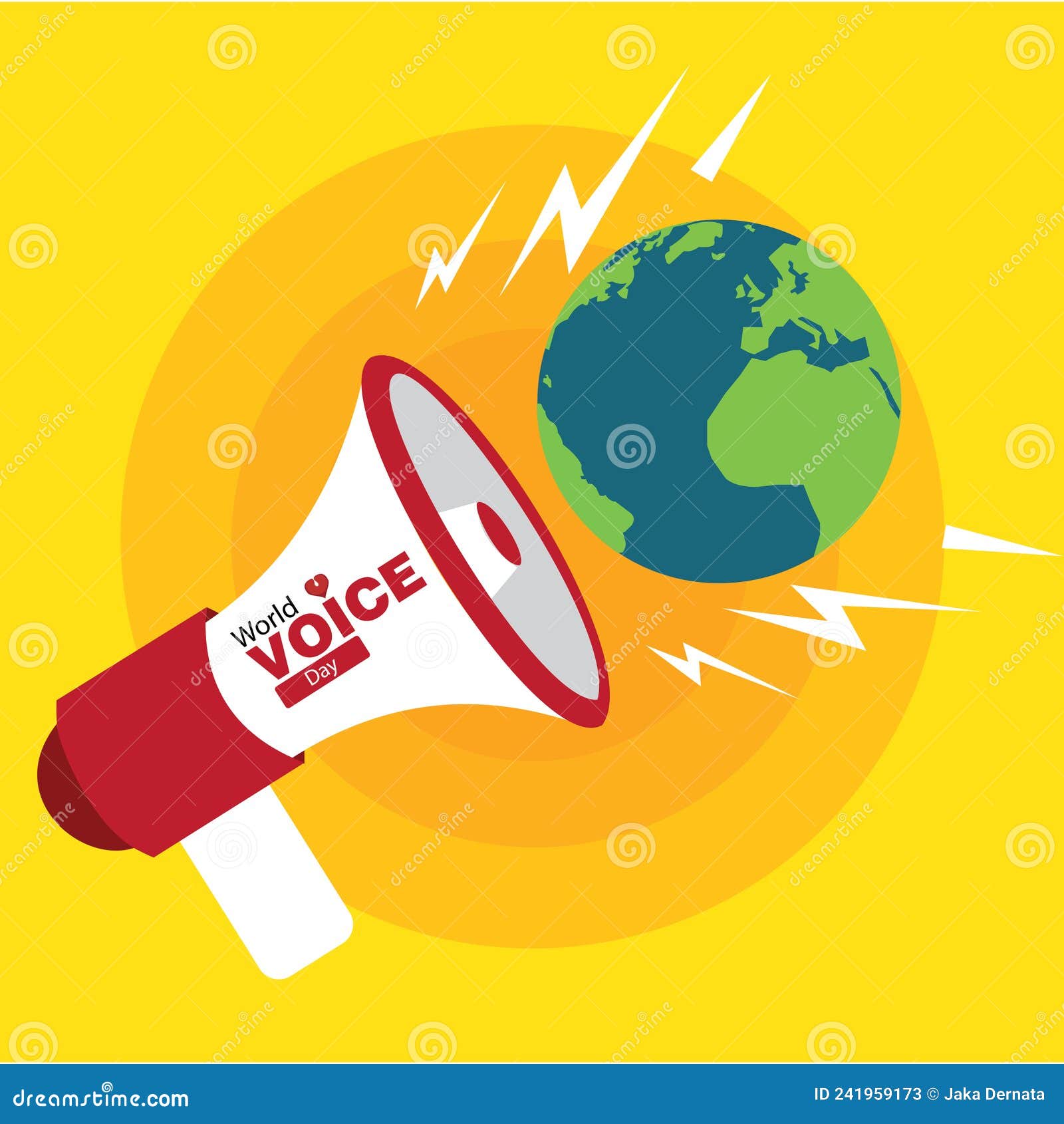 Vector Graphic of World Voice Day Good for World Voice Day Stock Vector ...