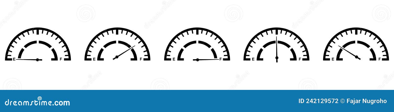 Different Dashboard Auto Panel Equipment with Arrow Gas Tank Stock ...