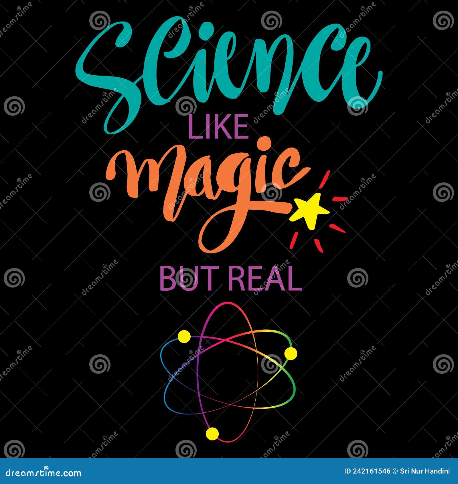 Science Is Like Magic But Real Social Media Post Mockup Vector ...