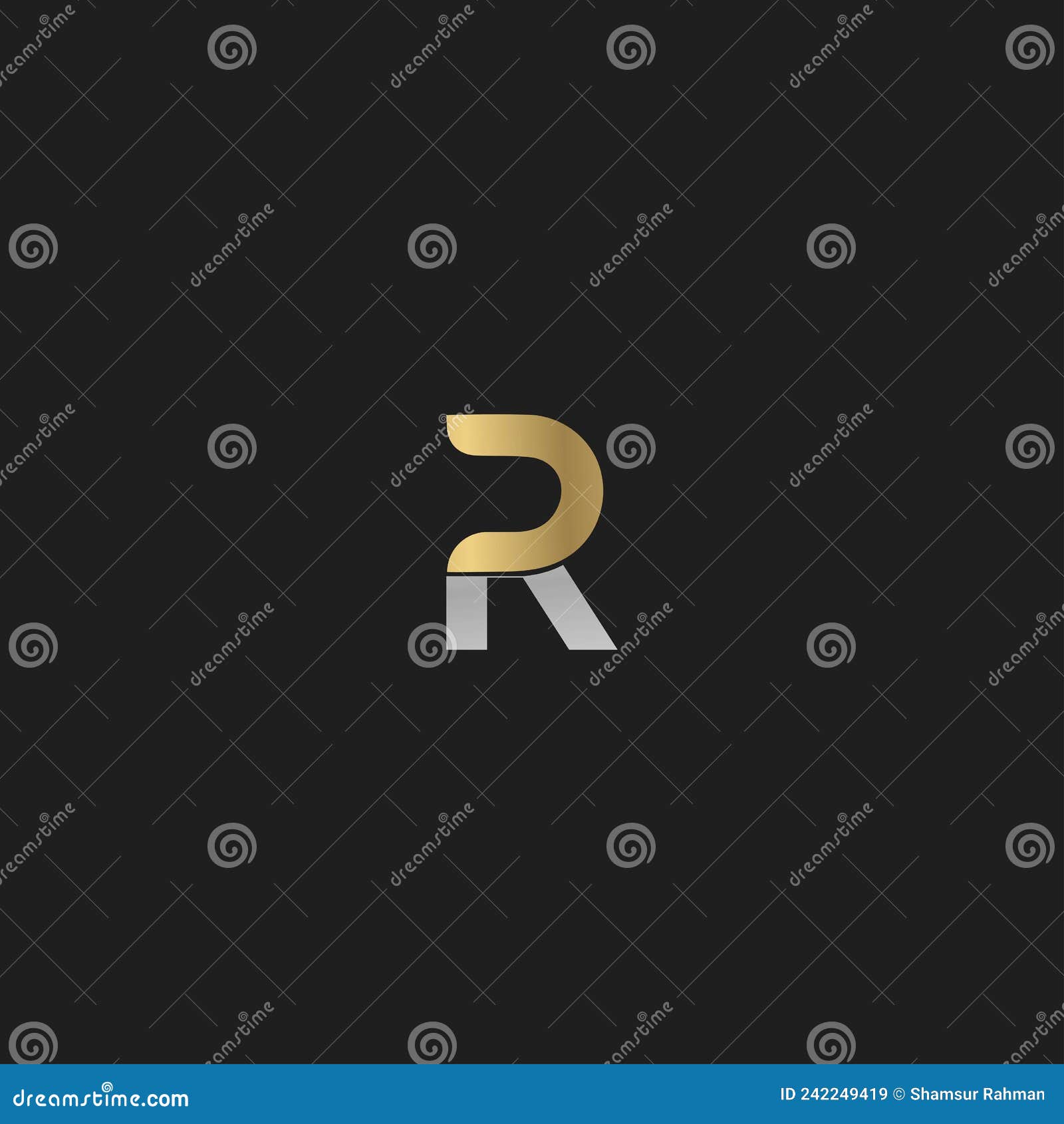 Alphabet Initials Logo UR, RU, U and R Stock Vector - Illustration of ...