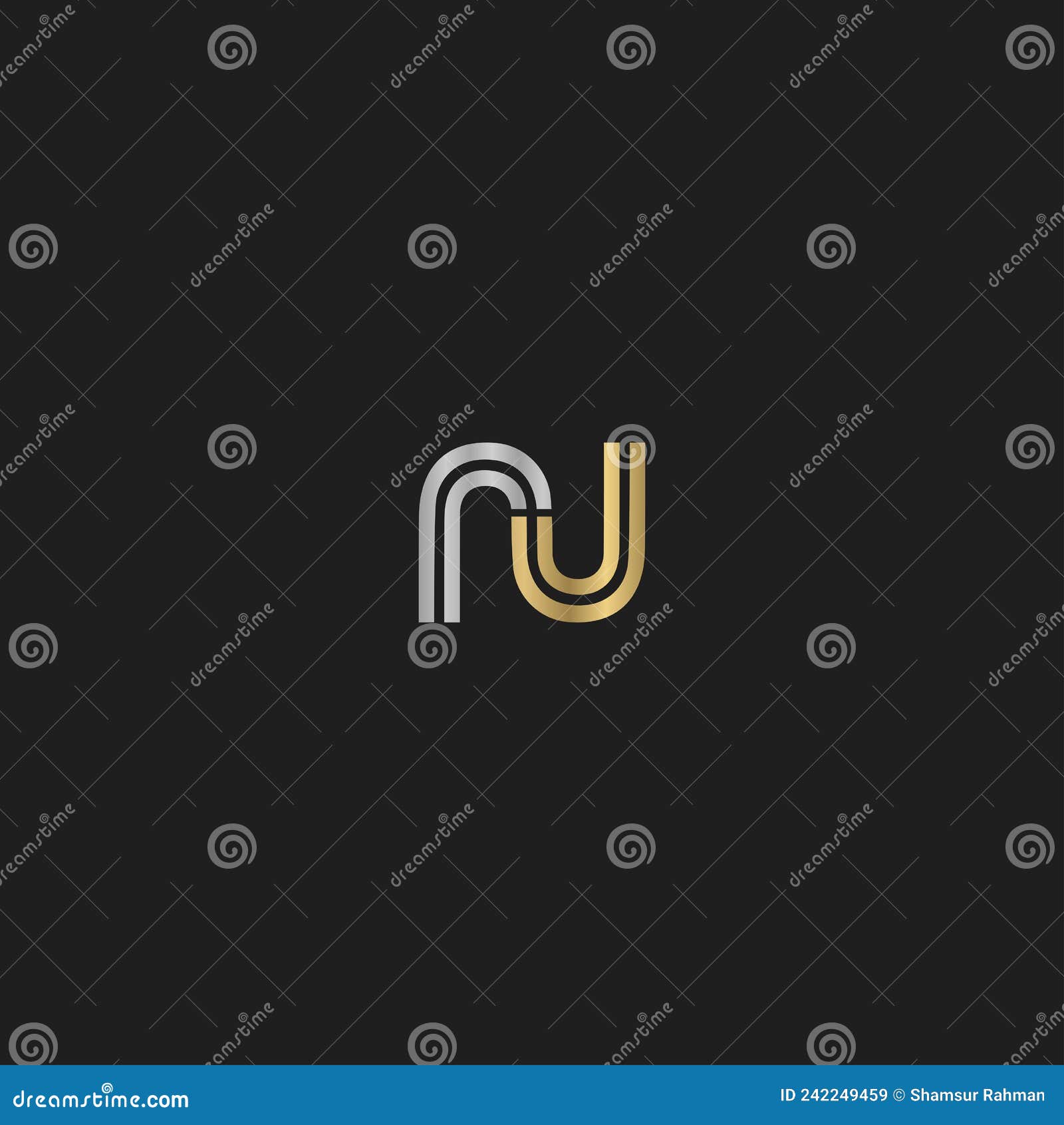Alphabet Initials Logo UR, RU, U and R Stock Vector - Illustration of ...