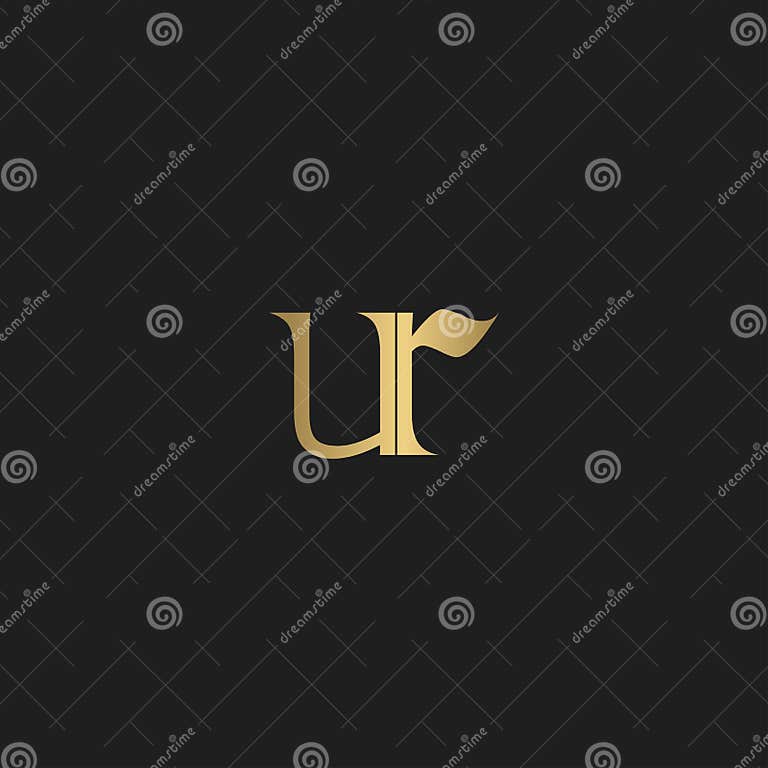 Alphabet Initials Logo UR, RU, U and R Stock Vector - Illustration of ...