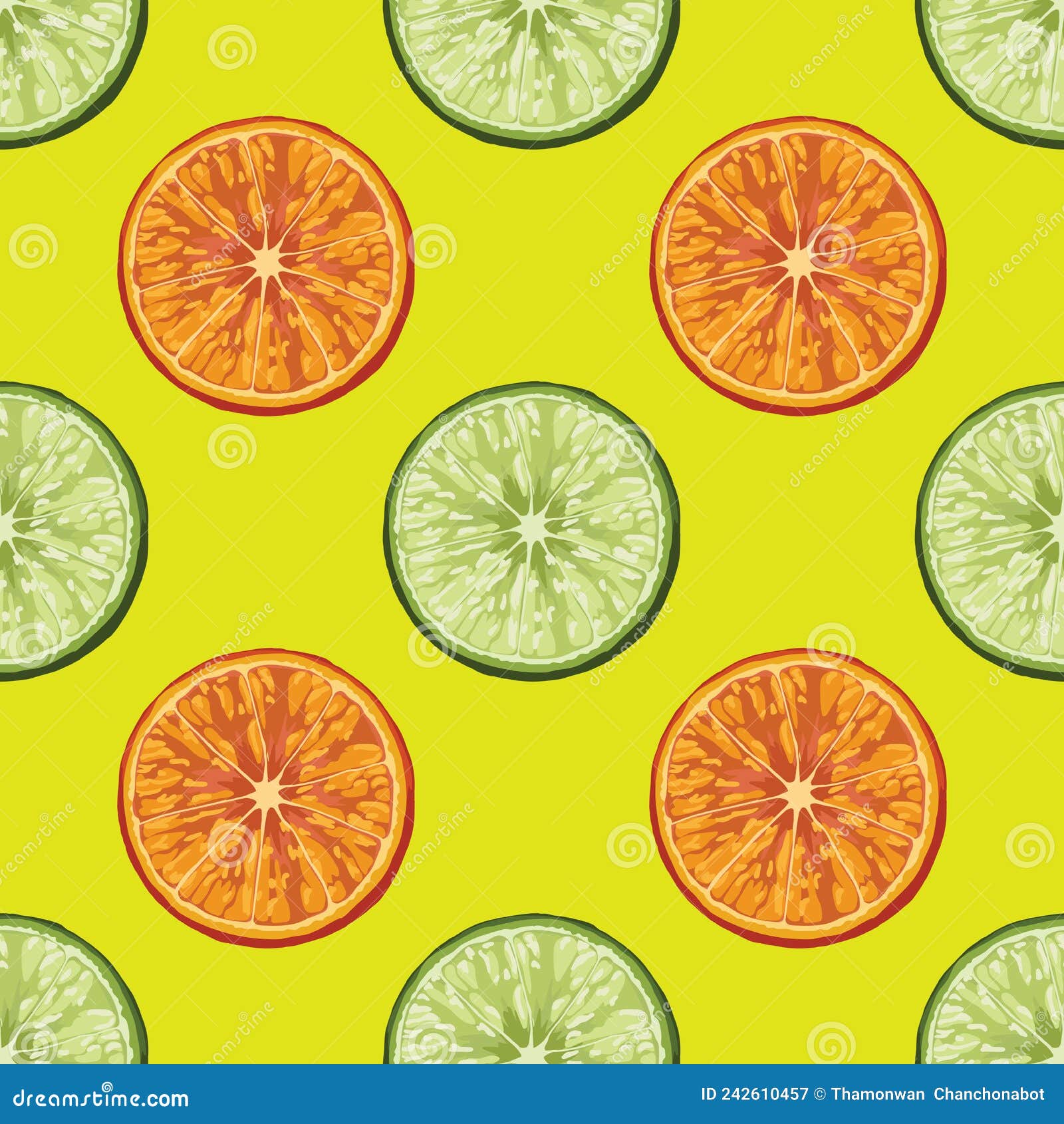 Fruits Drawing Seamless Background Stock Vector - Illustration of ...